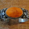 Vintage Turquoise Chip Belt Buckle Authentic Native Made Nickle Silver ...