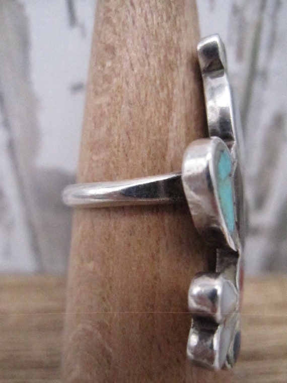Vintage Zuni Native American Made Multi-Stone, Shell,… - Gem
