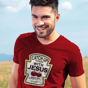 Kerusso Christian T-shirt Catch Up - Etsy