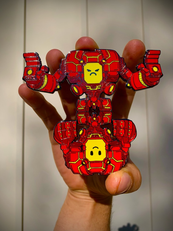 JUMBO Robot Enamel Pin | Etsy