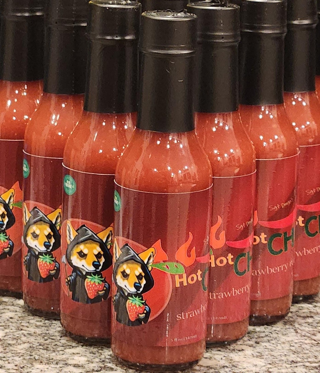 Sgt. Dingo's Hot Choy Sauce - Strawberry Reaper - Etsy