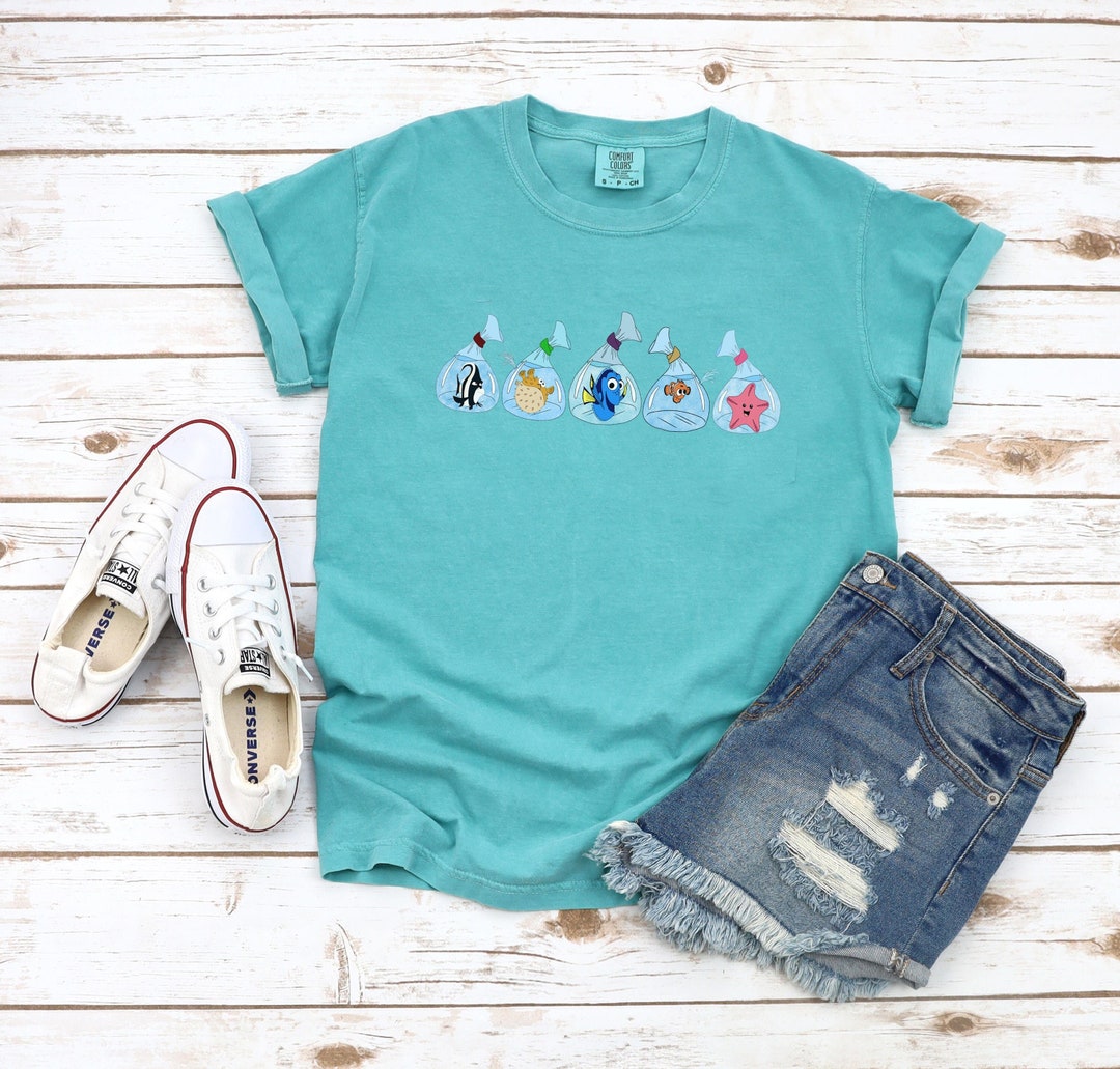 Finding Nemo Dory Friends Shirt, Marlin Nemo Escaped, Nemo Caught Tee ...