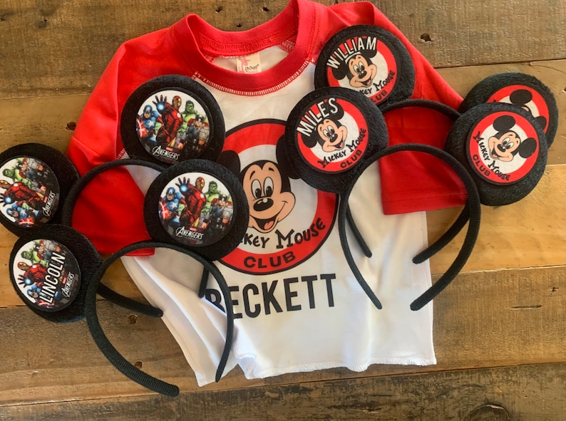 Boys Disney Ears Toddler Disney Ears Boy Mickey Ears Custom - Etsy