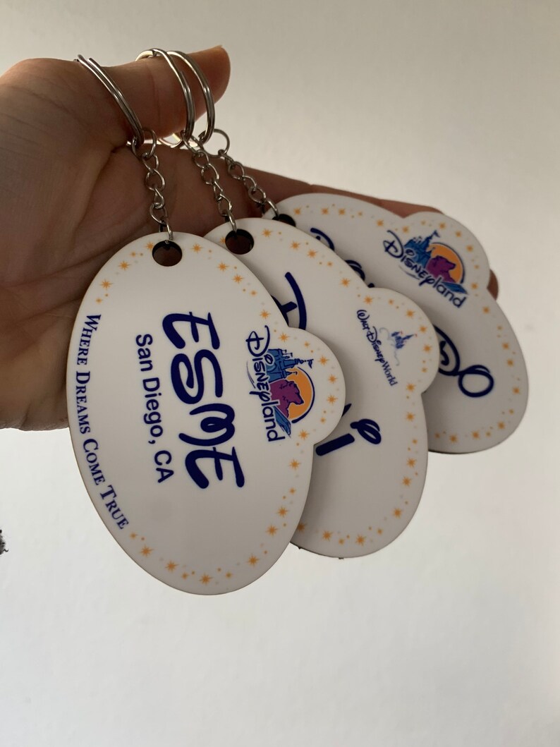 Stitch Keychain Custom Disney Keychain Disney Bag Disney | Etsy