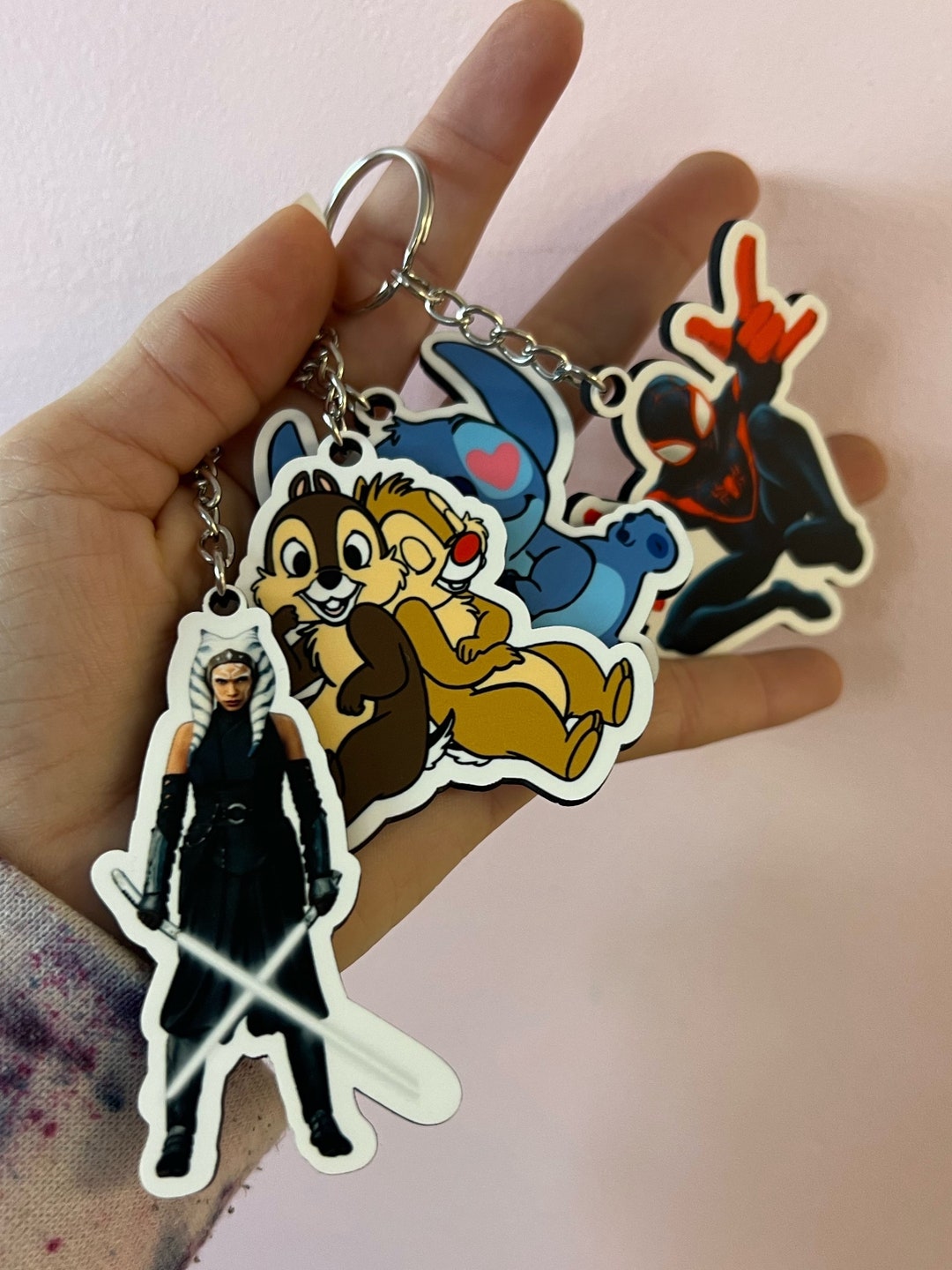 Stitch Keychain, Custom Disney Keychain, Disney Bag, Disney Key, Ohana ...