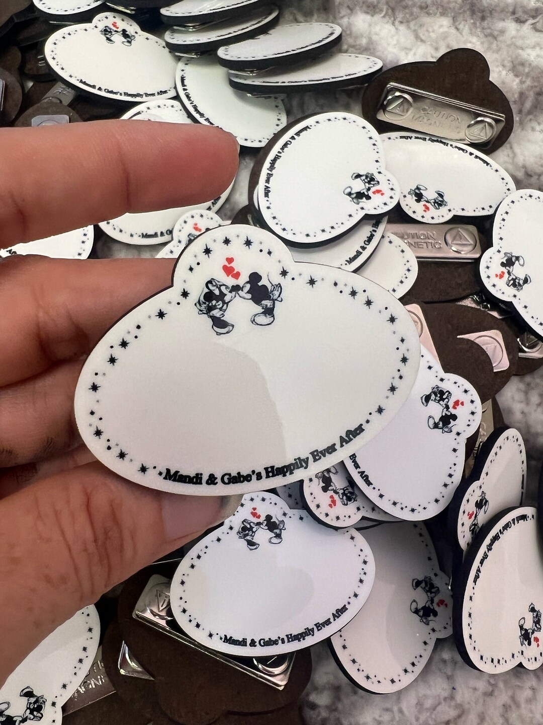 Disney Wedding Guest, Wedding Favor Disney Pin, Just Married Employee ...