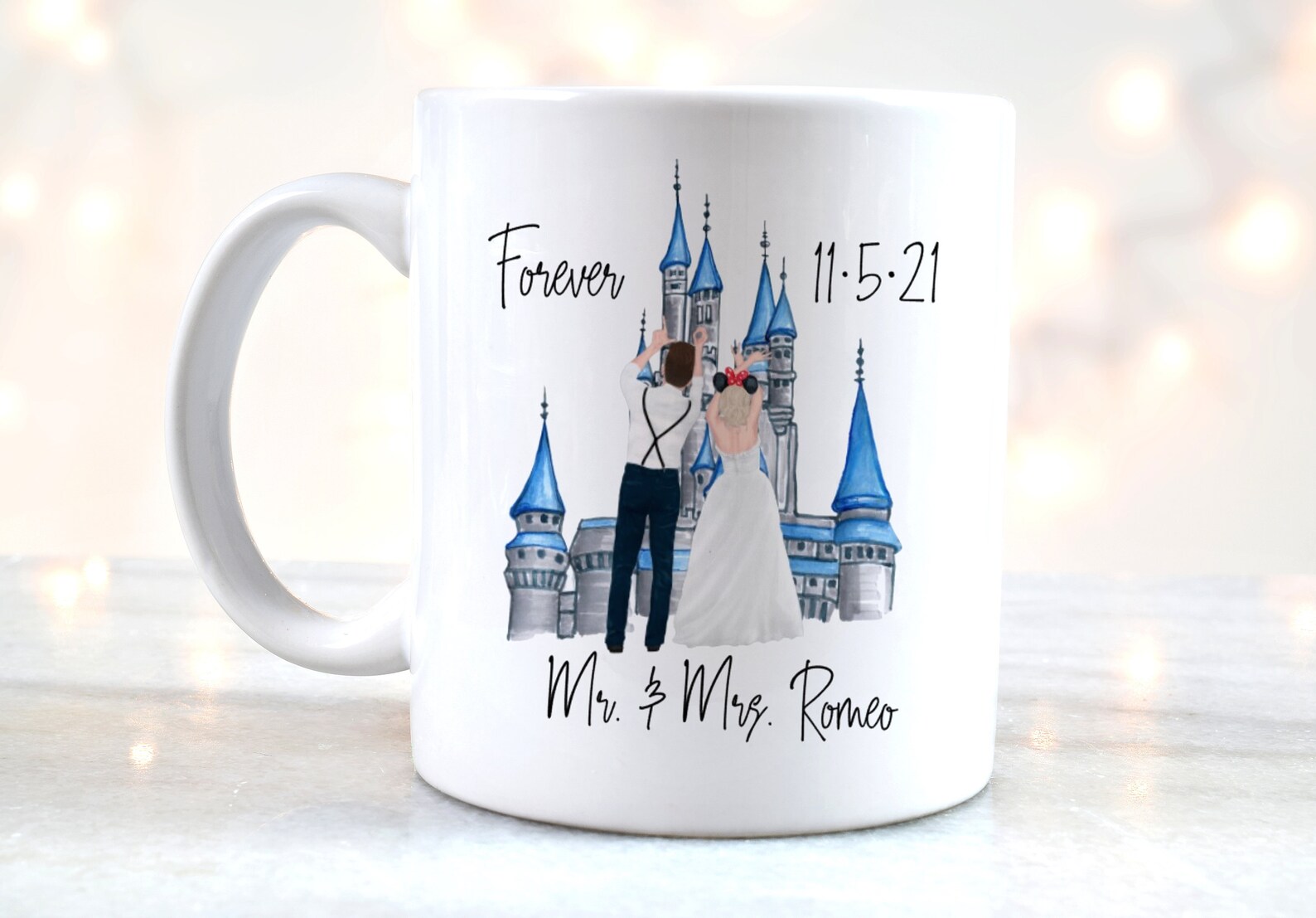 Disney Bride and Groom Gift Bride and Groom Mug Disney Bride - Etsy