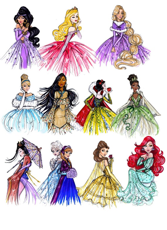 Bad Disney Princesses Drawings