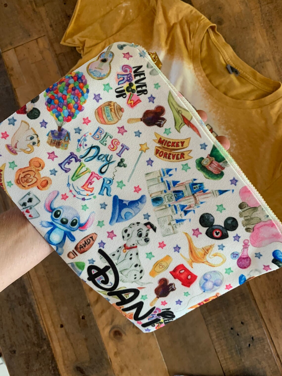 Disney bag Disney makeup bag Disney pouch Disney carry on | Etsy