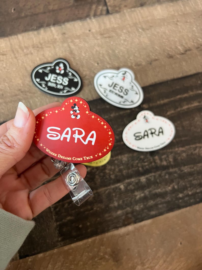 Nurse Cast Member Badge Reel, WDW NICU Name, CM Teacher Retractable ...