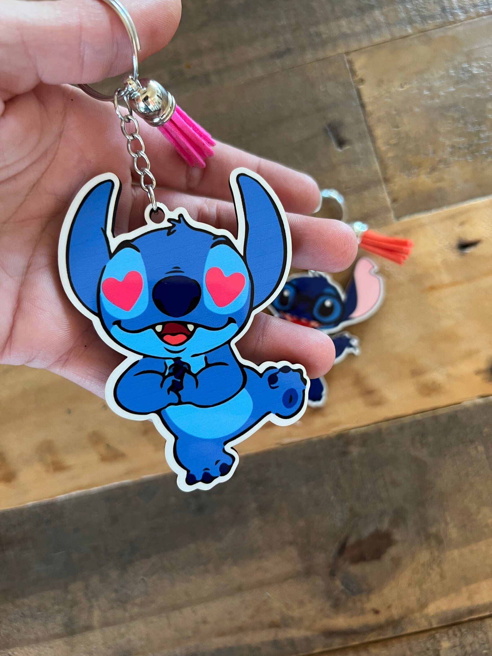 Stitch Keychain Custom Disney Keychain Disney Bag Disney - Etsy