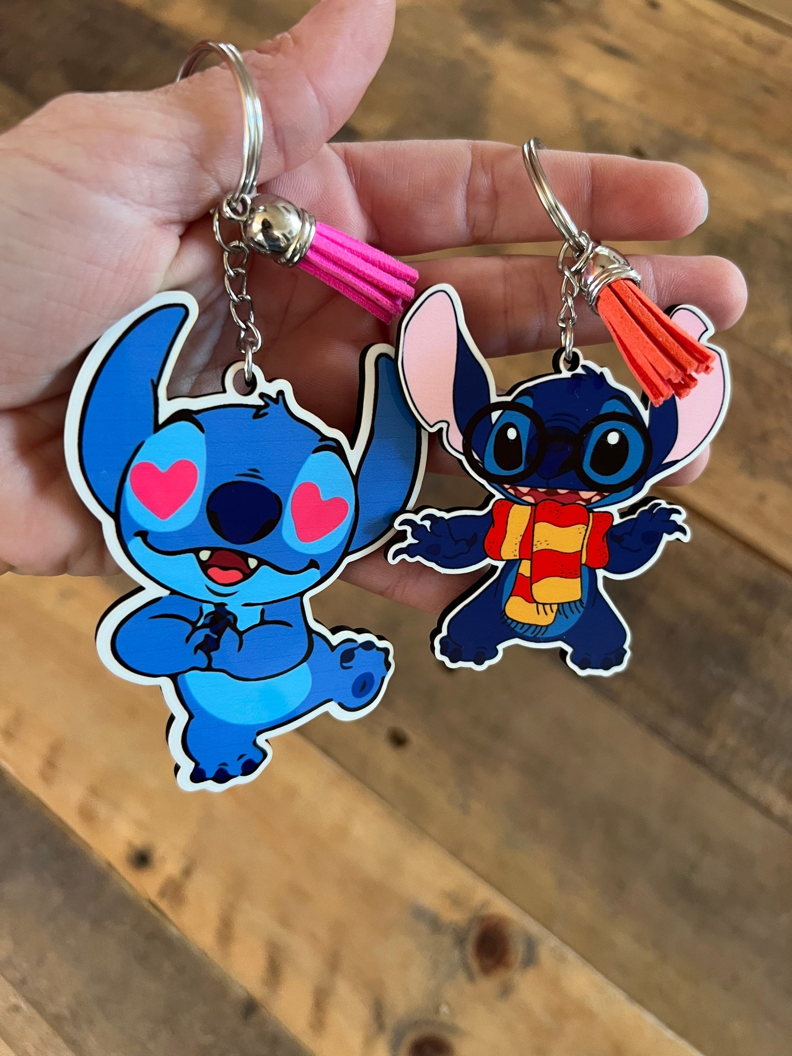 Stitch Keychain Custom Disney Keychain Disney Bag Disney - Etsy