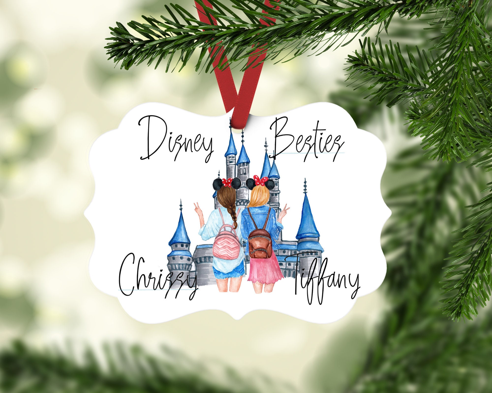 Epcot Ornament Disney Ornament Friends Ornament Epcot Food | Etsy