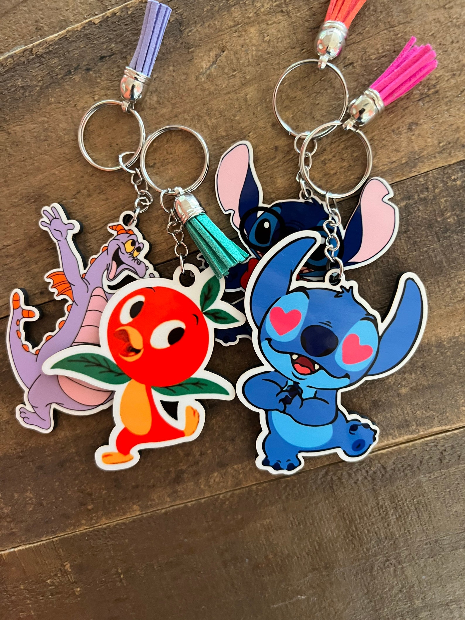 Stitch Keychain Custom Disney Keychain Disney Bag Disney - Etsy