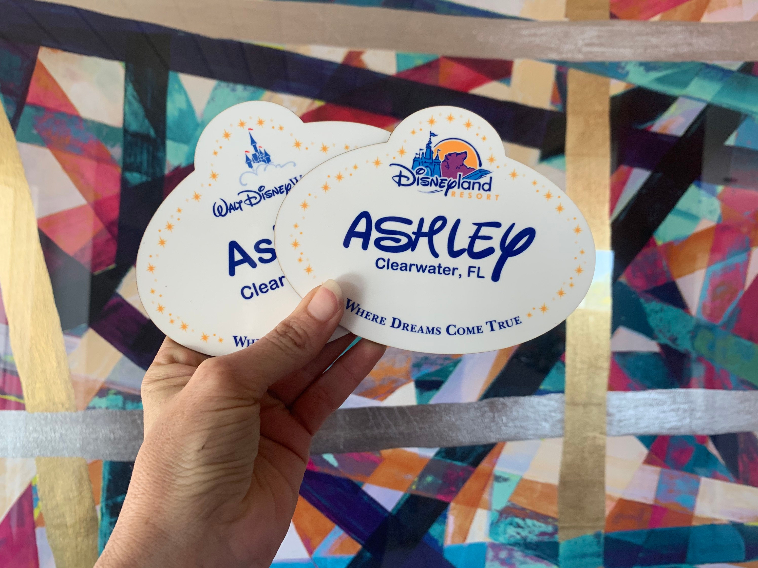 Disney Coaster Disney Employee Disney Gift Disneyland - Etsy