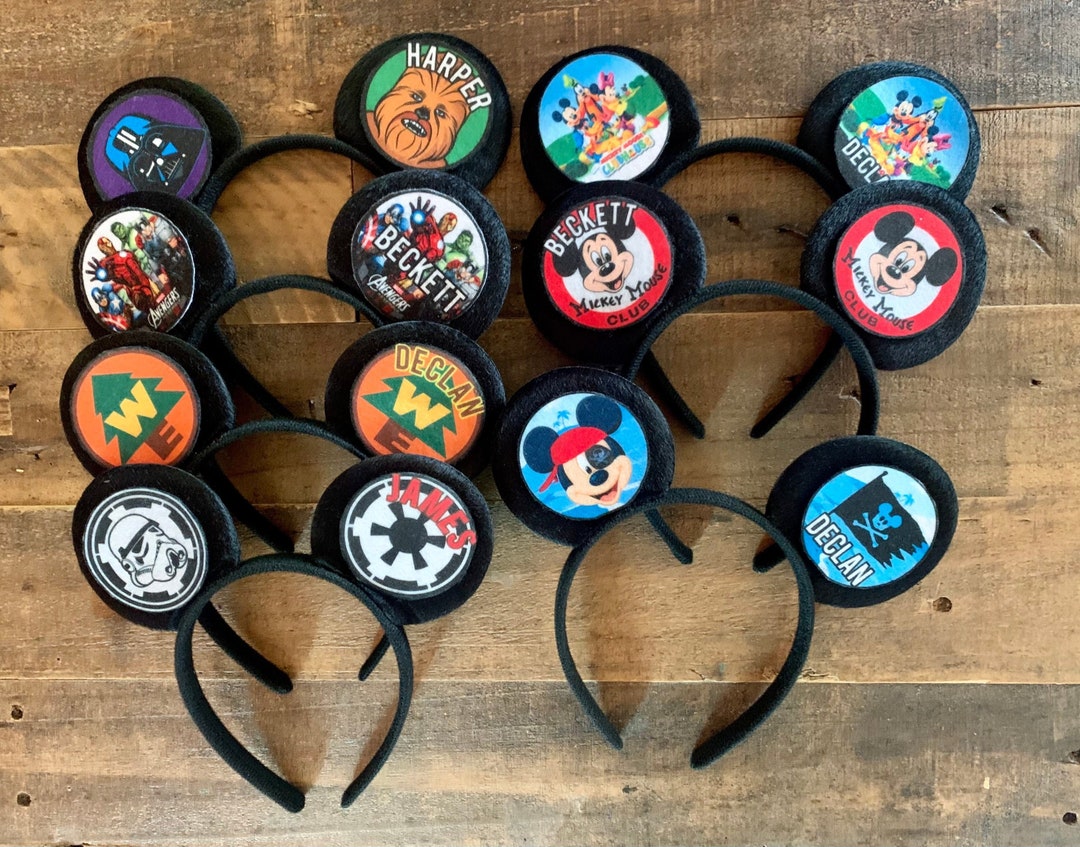 Boys Disney Ears, Toddler Disney Ears, Boy Mickey Ears, Custom Little ...