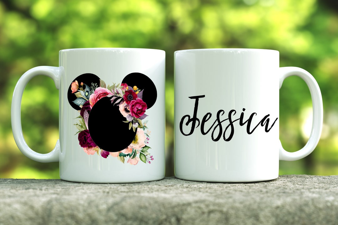 Personalized Disney Mug, Custom Disney Coffee Cup, Pretty Disney Cup ...
