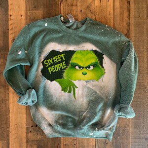 Christmas Bleached Sweatshirt Christmas Hater Shirt Holiday - Etsy