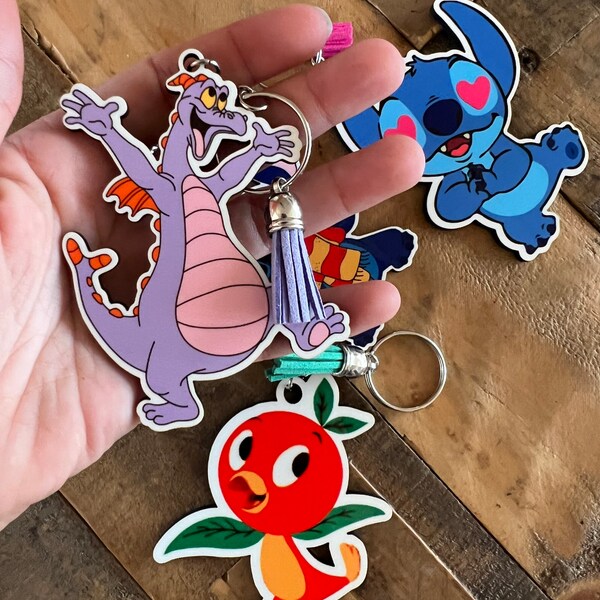 Character Keychain - Etsy