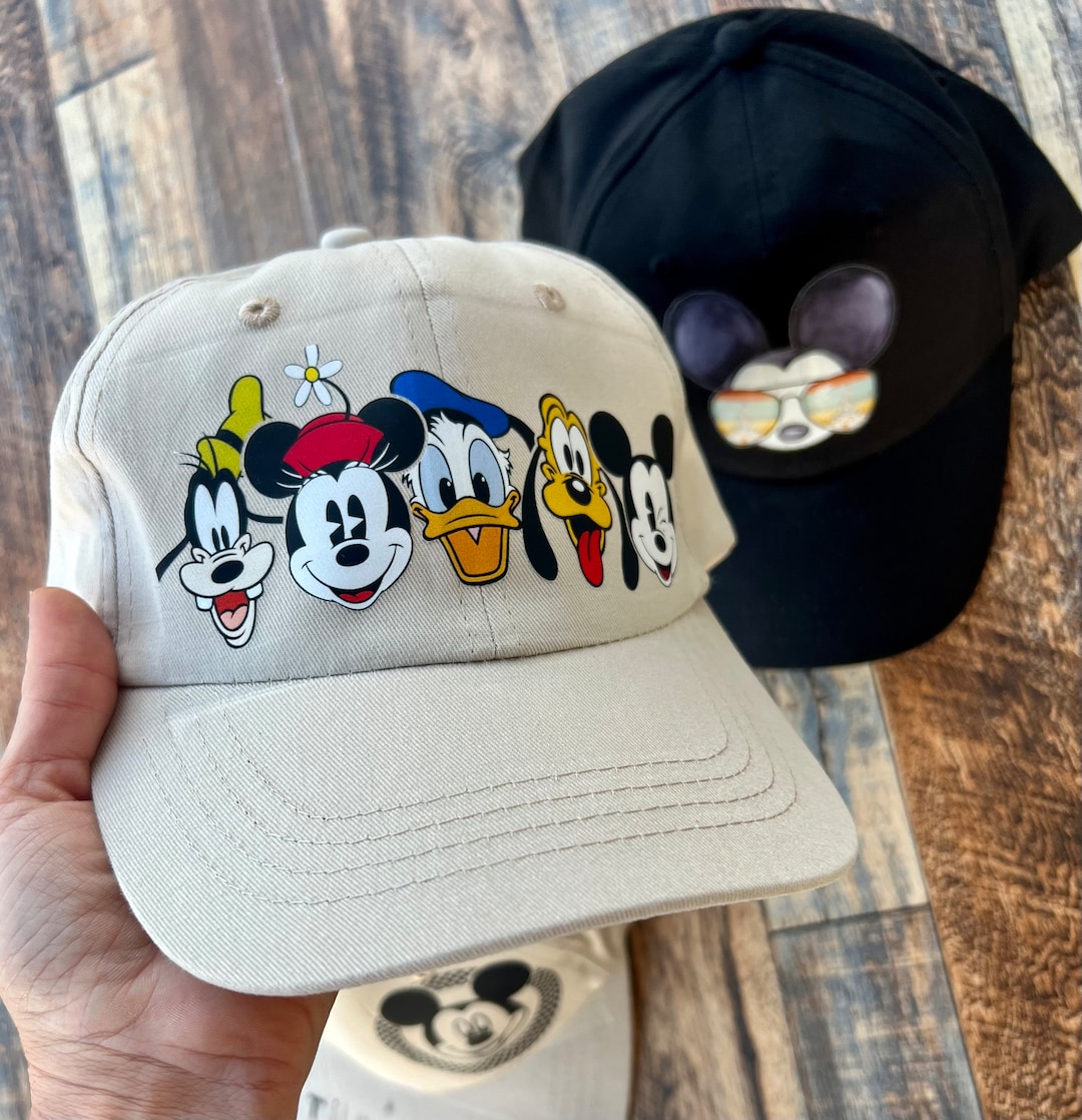 Mens Kids Disney Hats, Mickey Friends Disney Hat, Disney Hat With Name ...