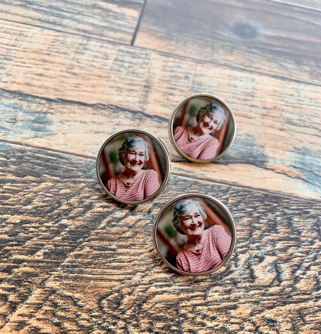 Memorial Lapel Pin, Wedding Special Pin, Custom Photo Lapel Pin, in ...