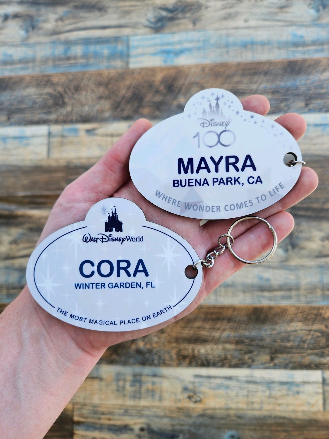 100 Year Cast Member Keychain New CM Employee Keychain 100 - Etsy