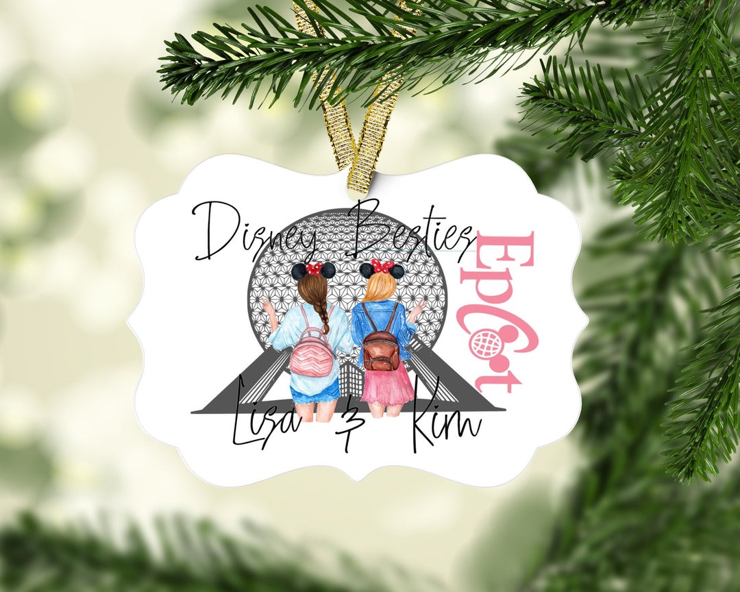 Epcot Ornament, Disney Ornament, Friends Ornament, Epcot Food and Wine ...