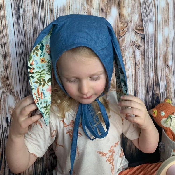 Bunny Bonnet - Etsy