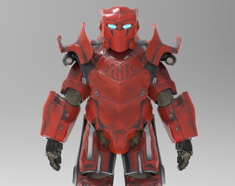 Red Ranger Armor - Etsy