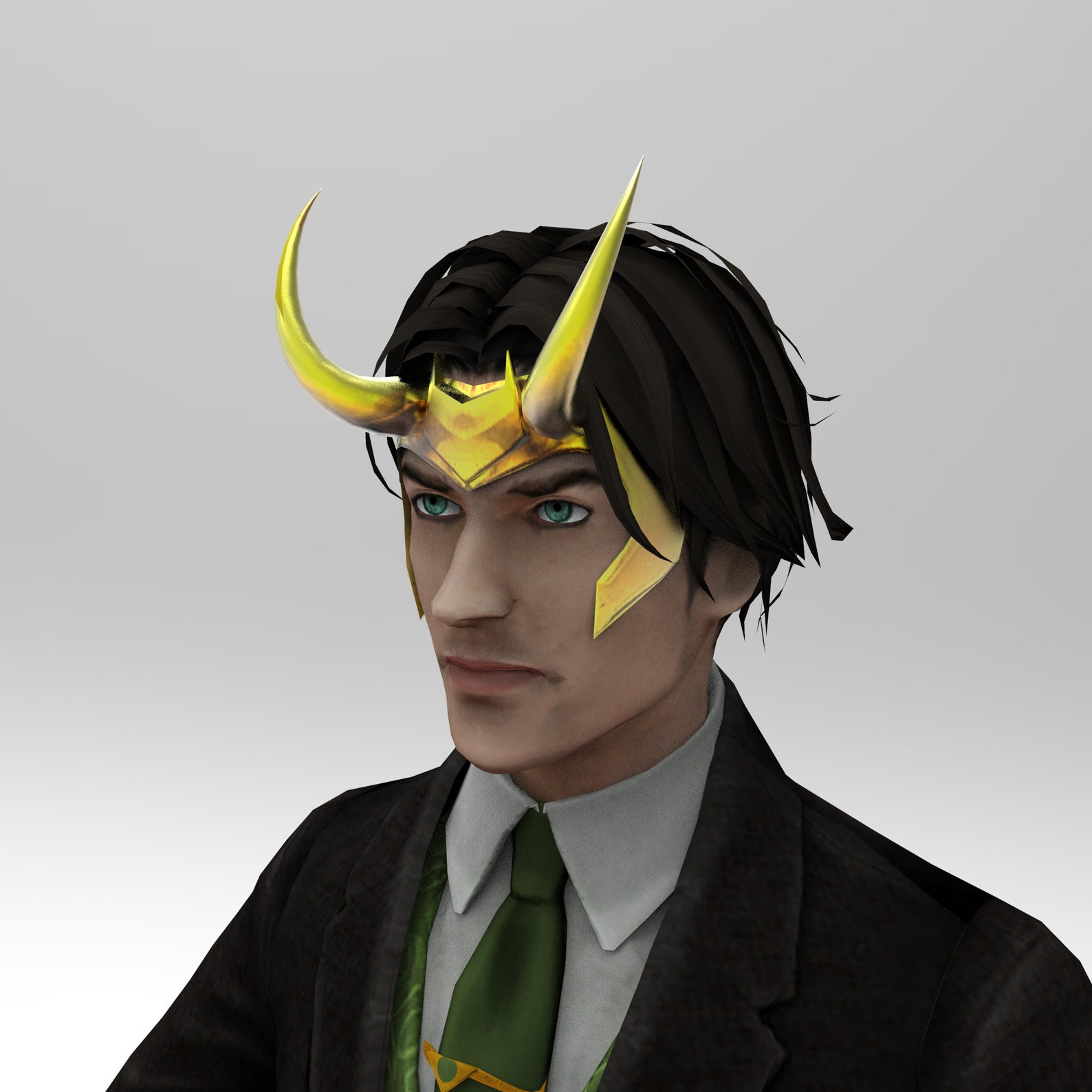Loki Vote Wearable Headpiece Horns Crown Template For EVA Foam Etsy