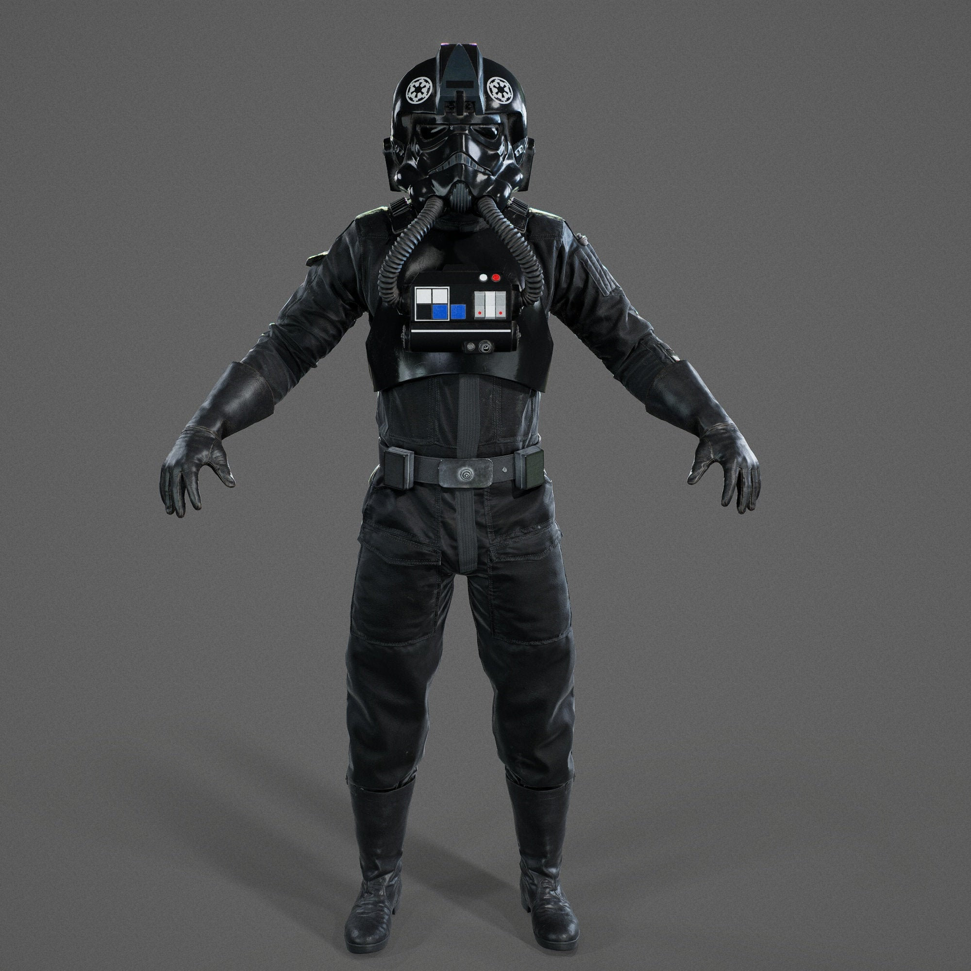 Imperial TIE FIgher Pilot Wearable Armor for EVA Foam | Etsy