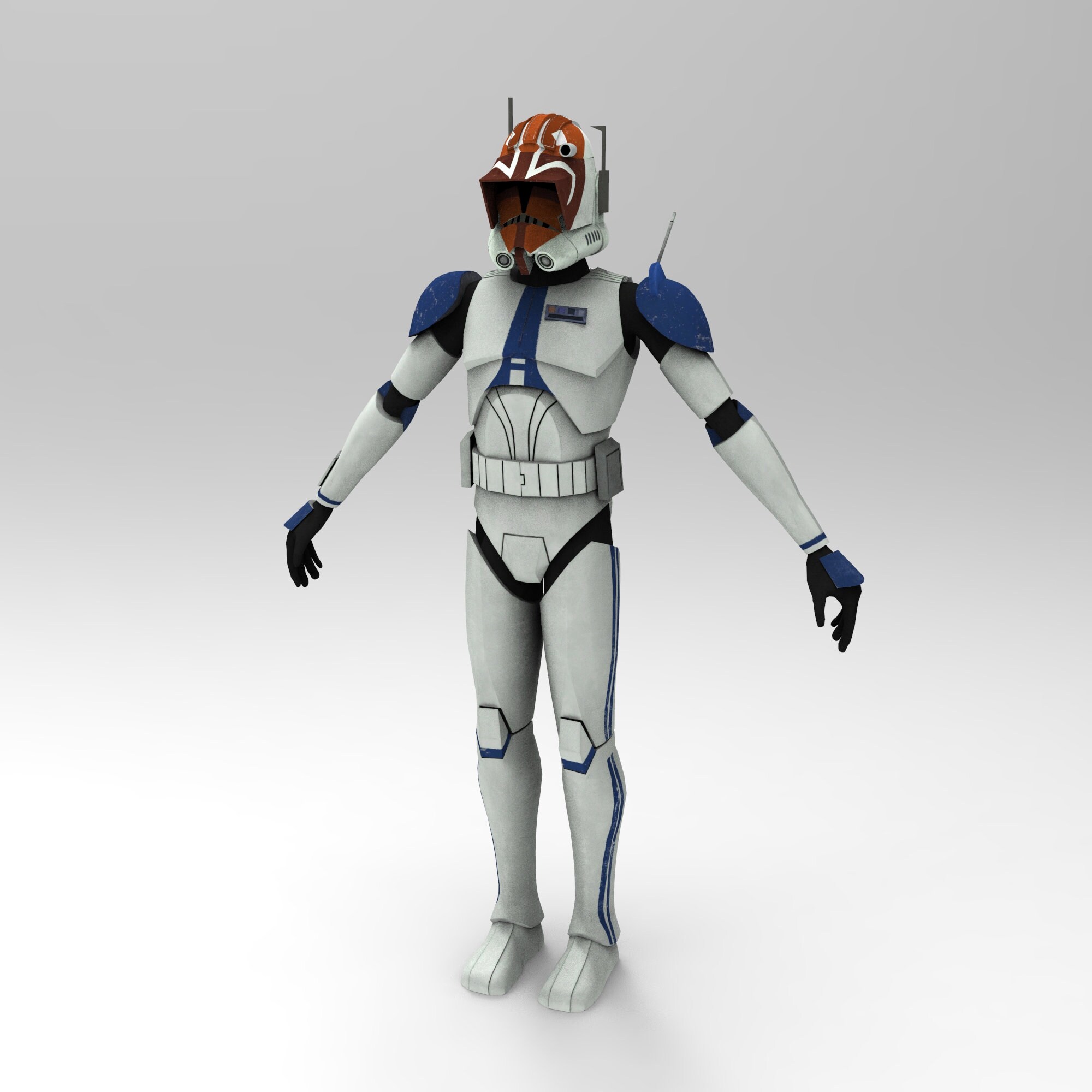 Clone Wars Commander Vaughn animierte tragbare Rüstung für | Etsy