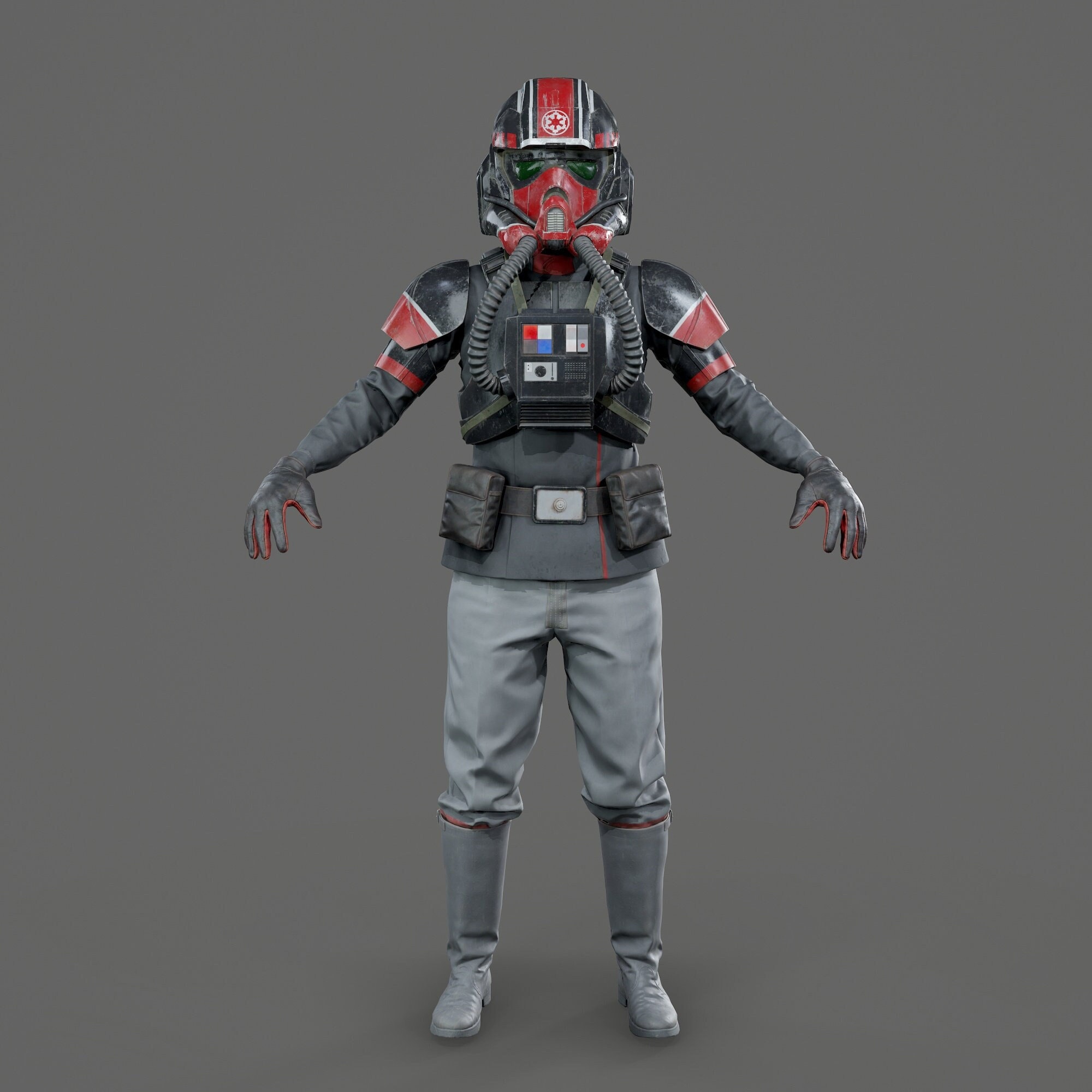 SW Squadrons Imperial TIE Fighter Loyalty Pilot Wearable Armor | Etsy