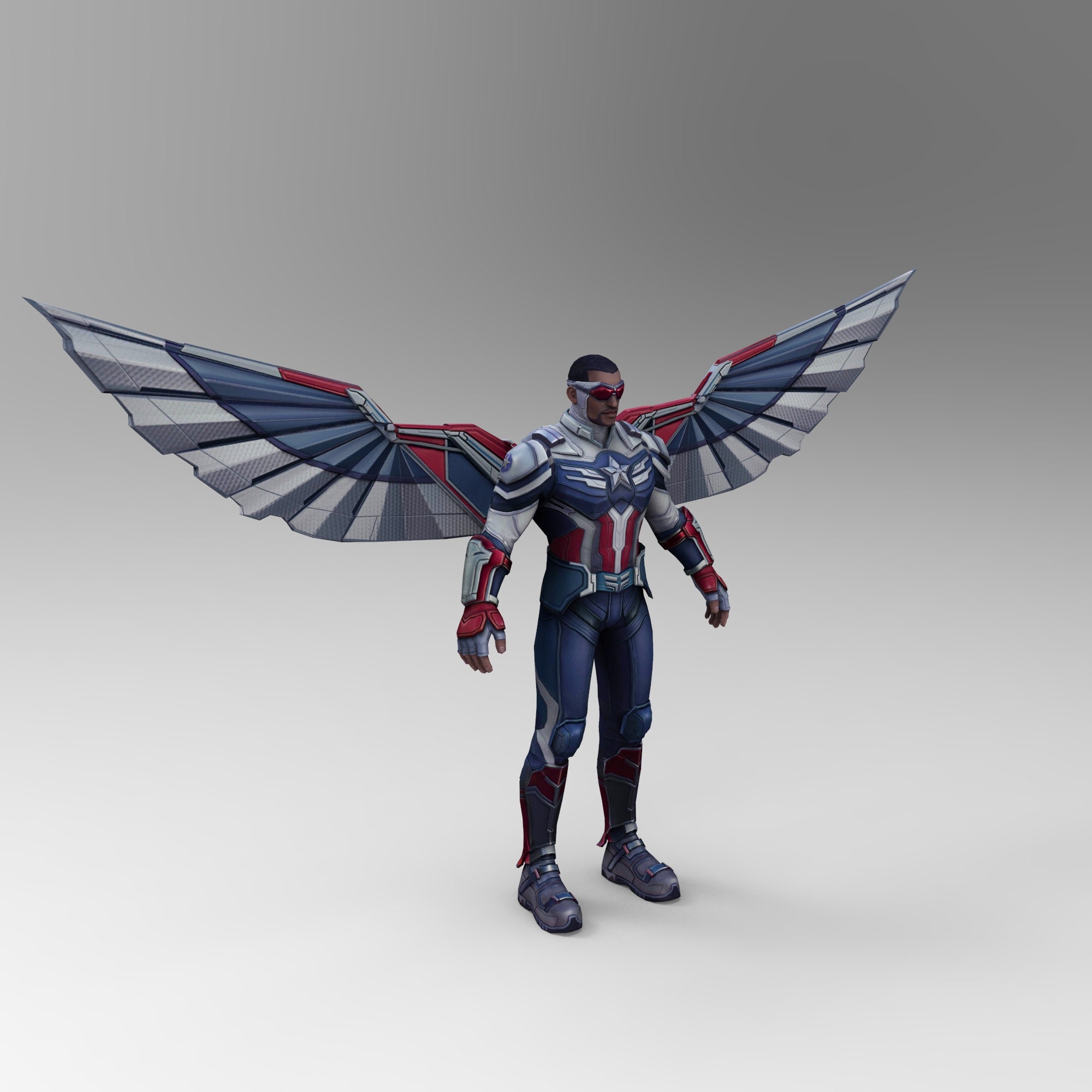 Falcon Wearable Armor With Wings and Shield Template for EVA - Etsy