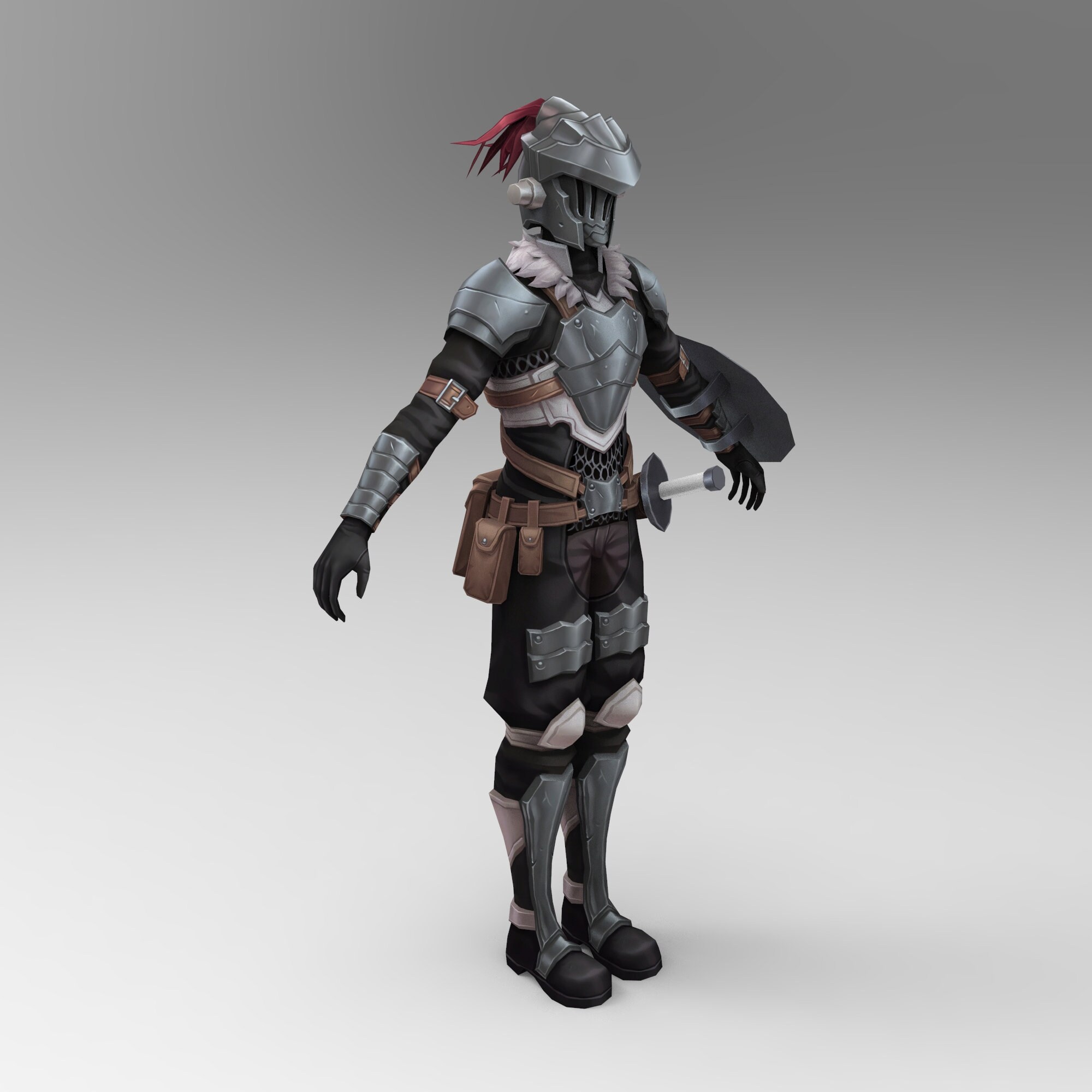 Goblin Slayer Wearable Armor with Sword and Shield Template | Etsy