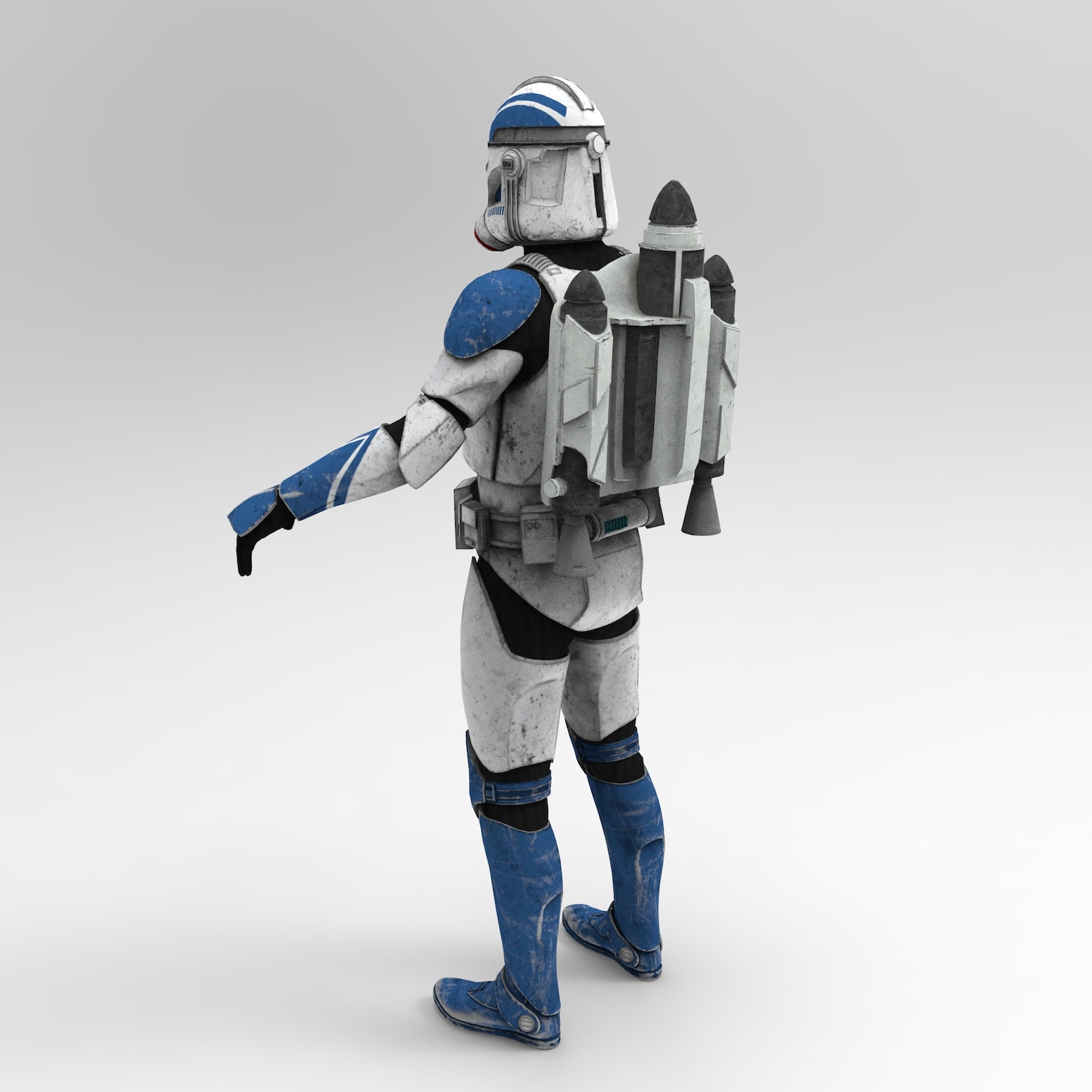 Clone Wars Jetpack Clone Trooper 501st Legion Wearable Armor | Etsy