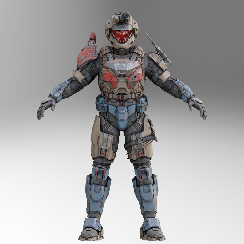 Lone Wolf Halo Infinity Hieu Dinh Full Body Armor Wearable - Etsy