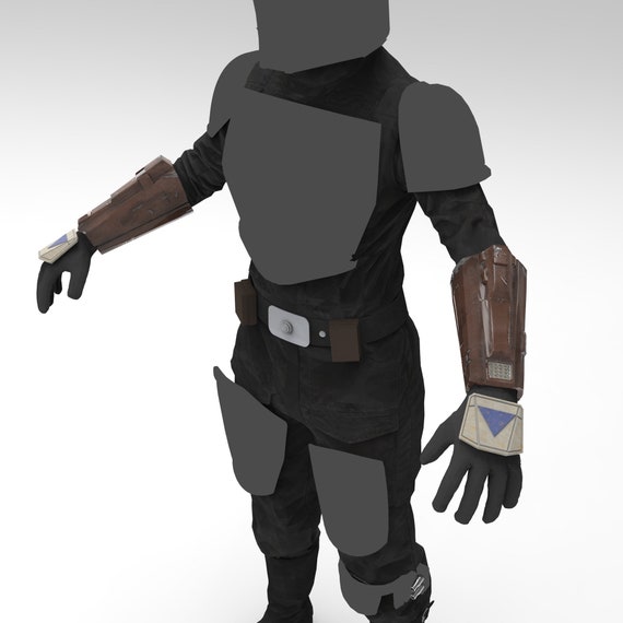 The Mandalorian Season 1 Pre-Beskar Wearable Full Body Armor Template ...