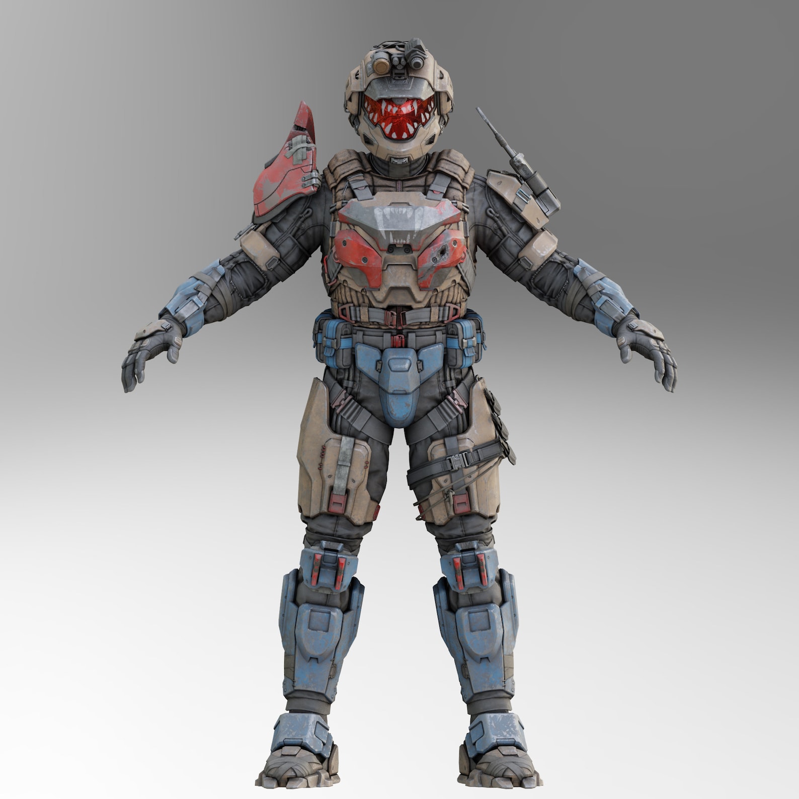 Lone Wolf Halo Infinity Hieu Dinh Full Body Armor Wearable - Etsy Sweden