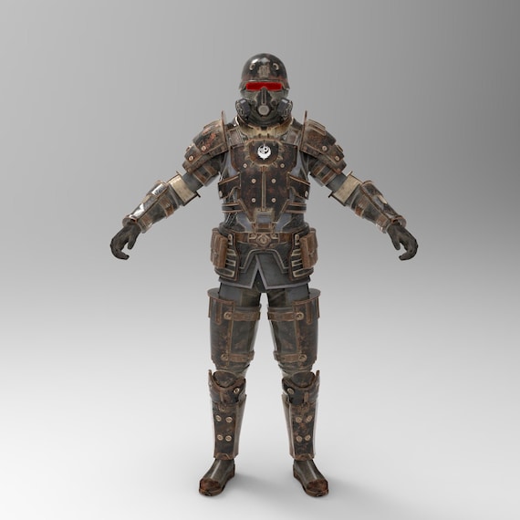 Fallout F76 Brotherhood of Steel Infantry Wearable Armor | Etsy
