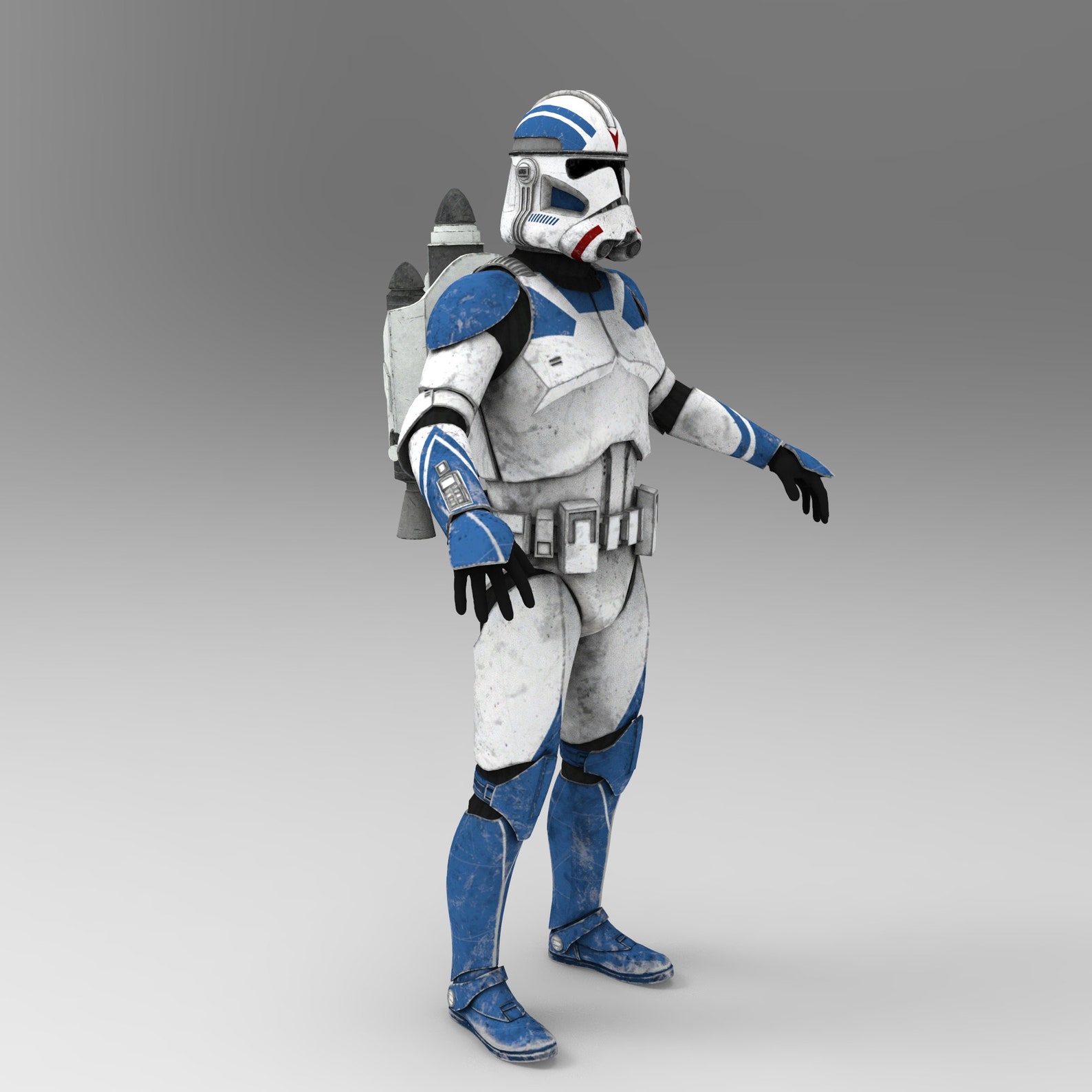 Clone Wars Jetpack Clone Trooper 501st Legion Wearable Armor | Etsy