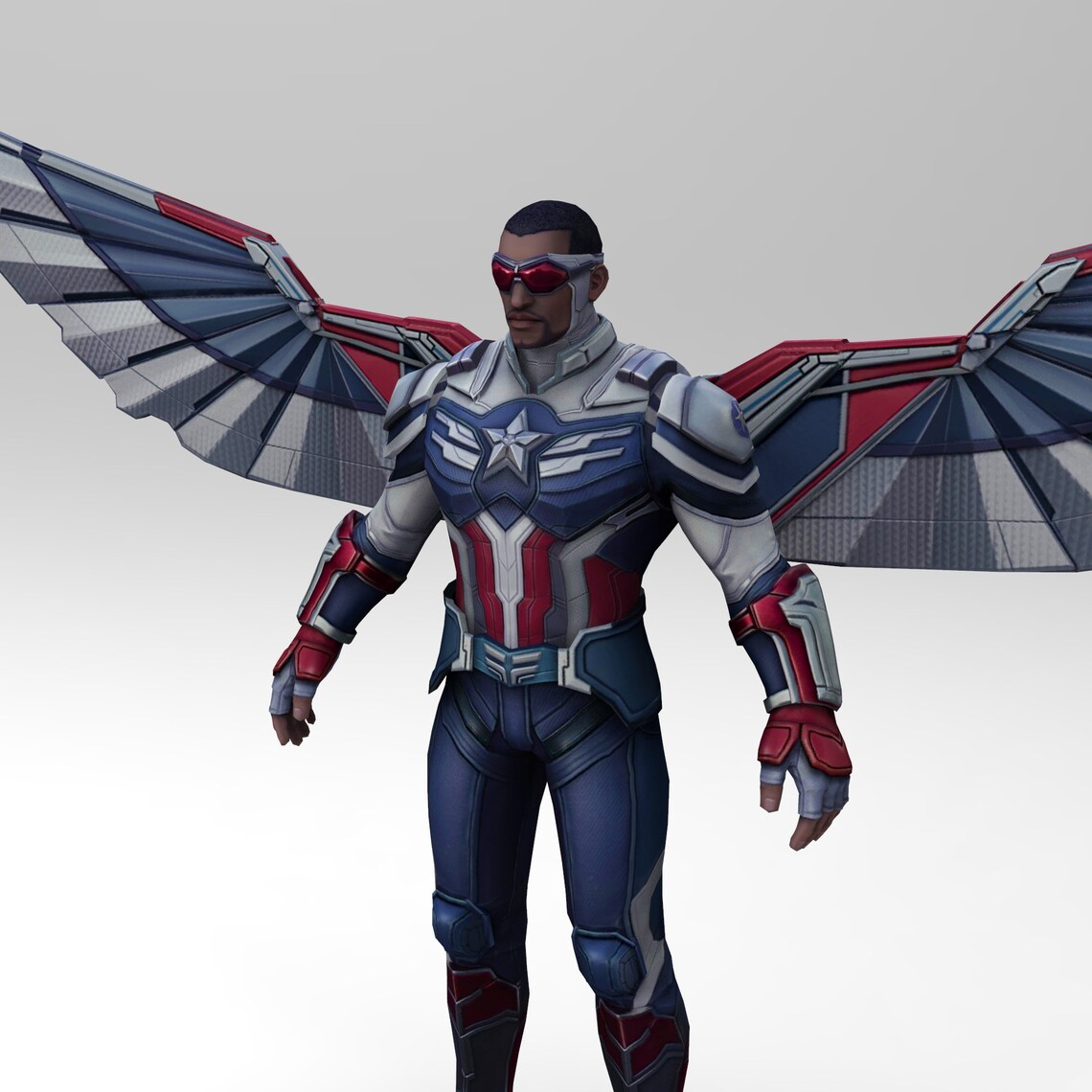 Falcon Wearable Armor With Wings and Shield Template for EVA - Etsy