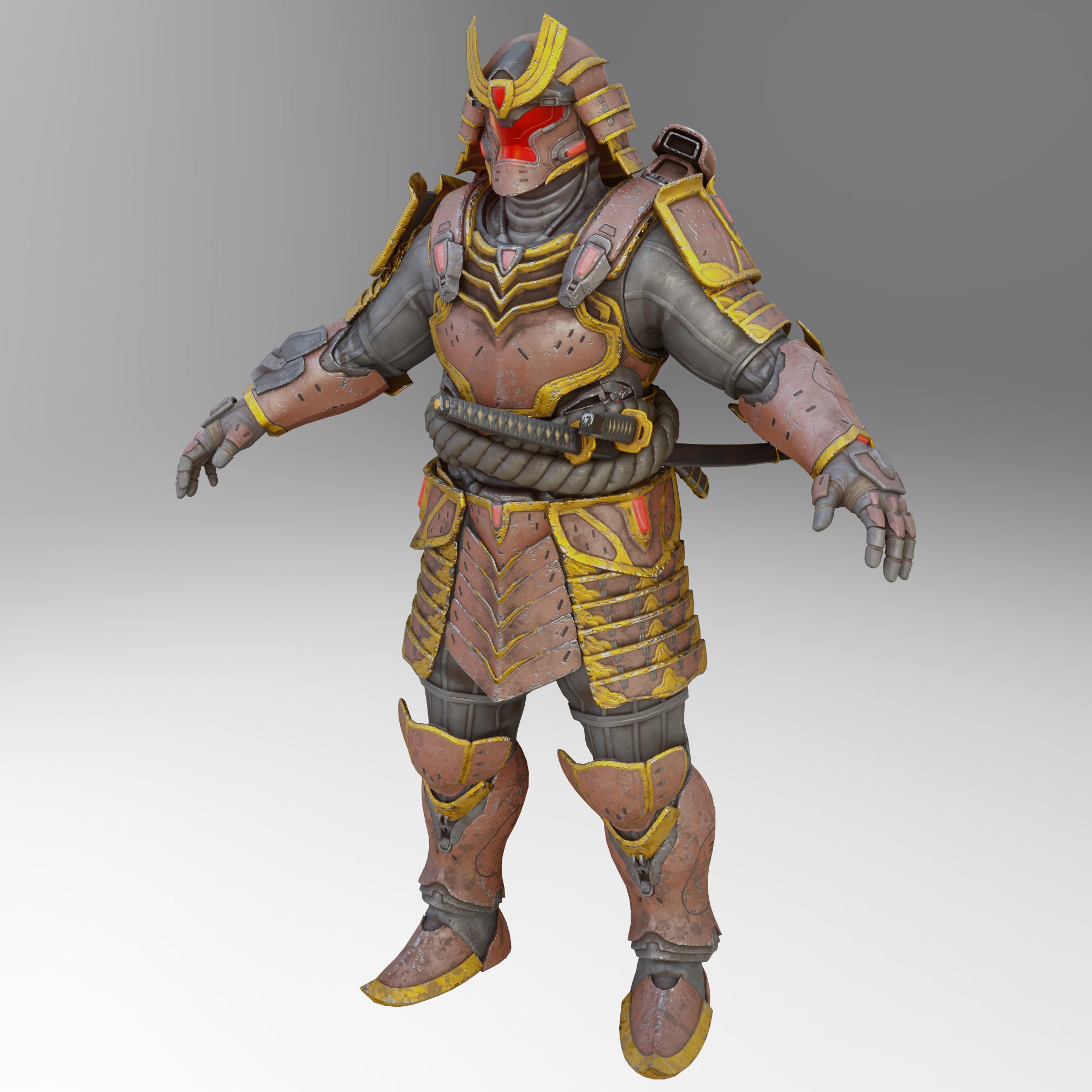 Samurai Yoroi Core Halo Infinity Armor Plantilla portátil para - Etsy ...