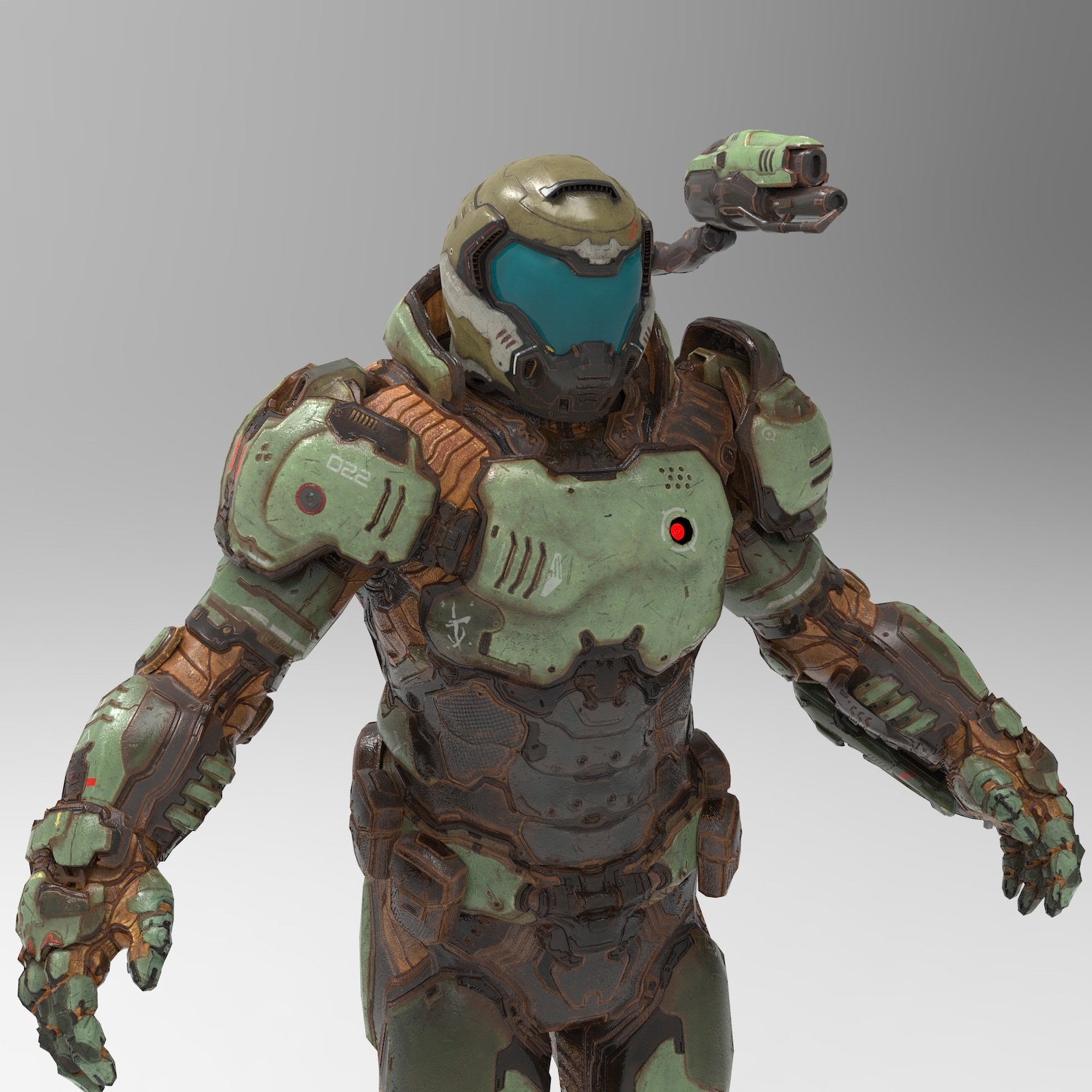 Doom Eternal Praetor 2016 Doomslayer Wearable Armor Templates - Etsy España