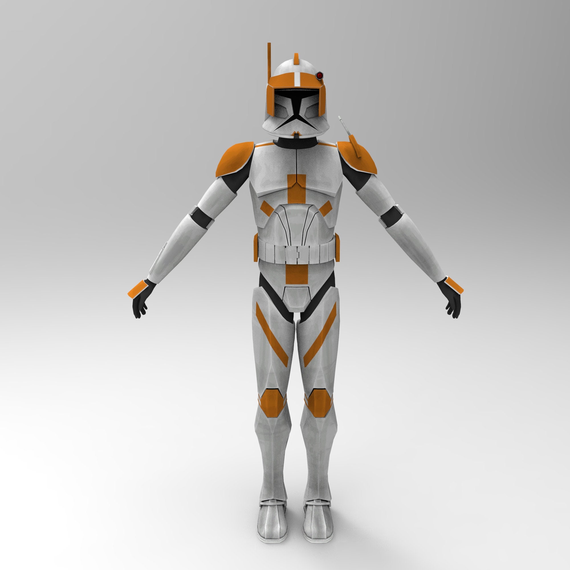 Clone Wars Commander Cody Animated Phase 1 Wearable Armor for | Etsy