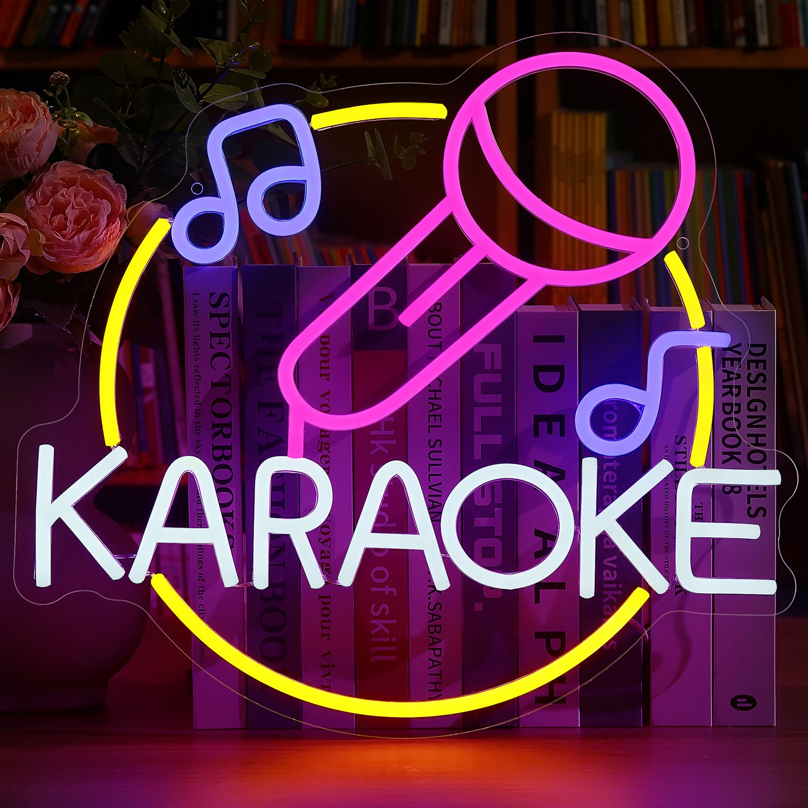 Karaoke Neon Signs For Wall Decor Handmade Led Bar Neon Signs For Man