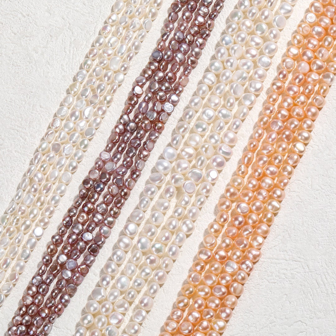 3-11mm Freshwater White Pink Purple Fine Pearl Bead,diy Pearl Necklace ...