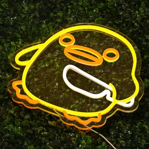 Duck Neon Sign,cool Neon Signs for Wall Decor LED Funny Neon Lights for ...