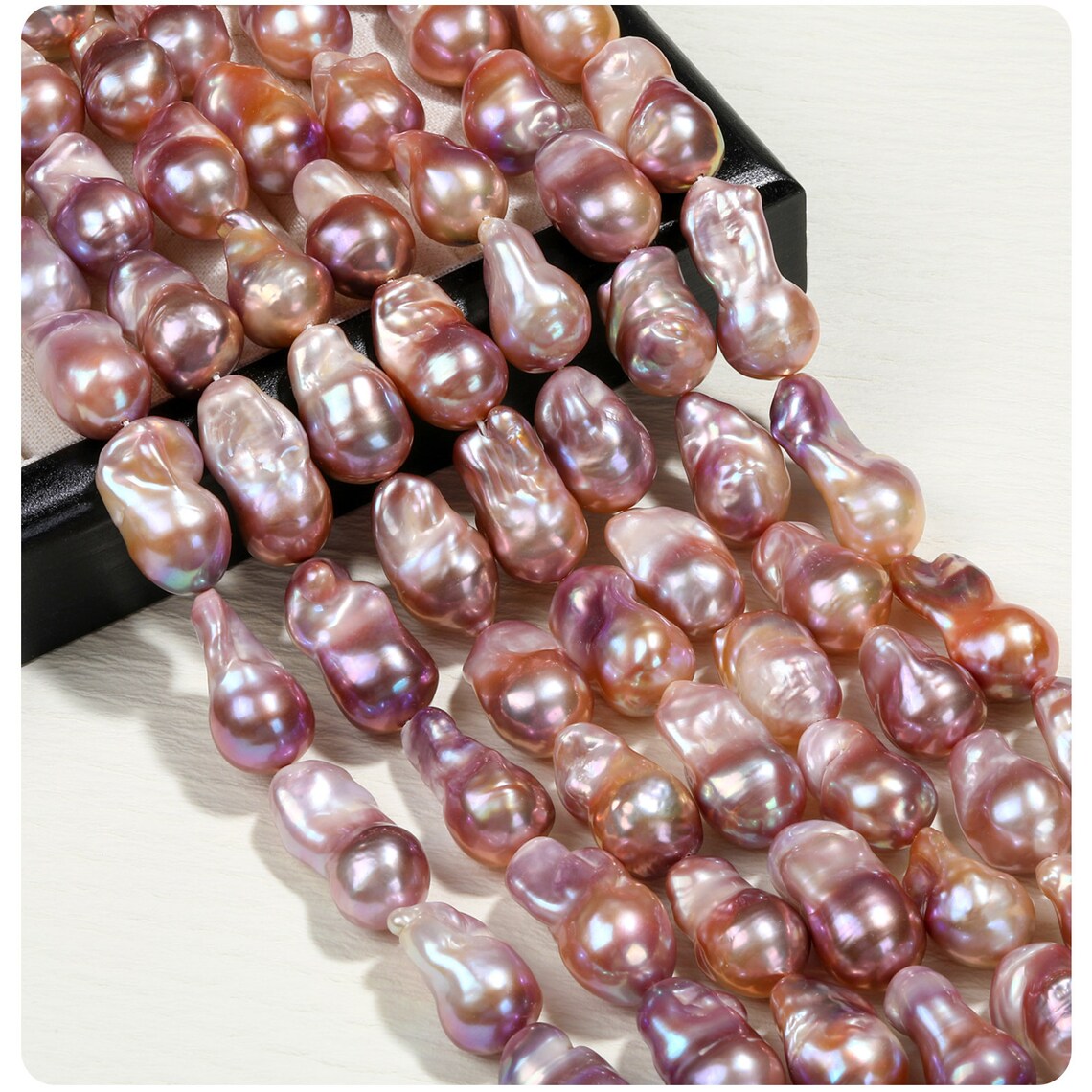 Freshwater Genuine Big Baroque Rainbow Pearl Beads,color Fireball Tail ...