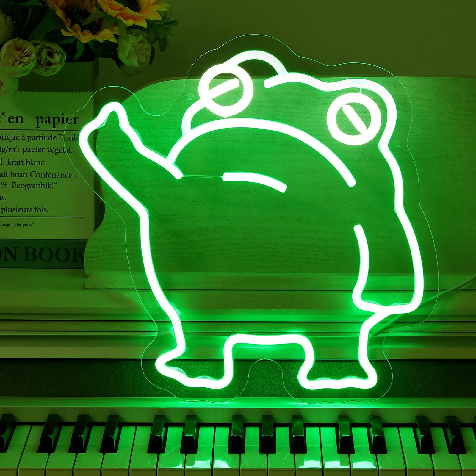 Neon Signs for Wall Decor,frog Neon Signs for Room Decor,gaming ...